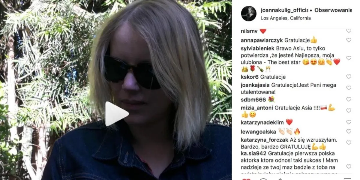 To WIDEO miażdży system! Tak Joanna Kulig cieszyła się z europejskiego ...