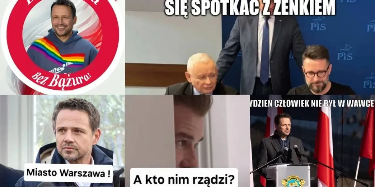 Im dalej w kampanię, tym więcej śmiechu. ZOBACZ MEMY o Trzaskowskim ...