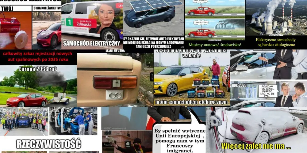 ZOBACZ najlepsze MEMY o autach elektrycznych. Przyszłość motoryzacji na ...