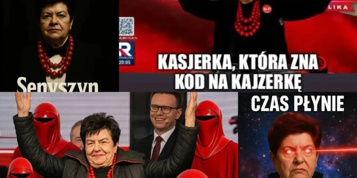 Podbiła sieć podczas wyborów 2025. ZOBACZ MEMY o Joannie Senyszyn ...