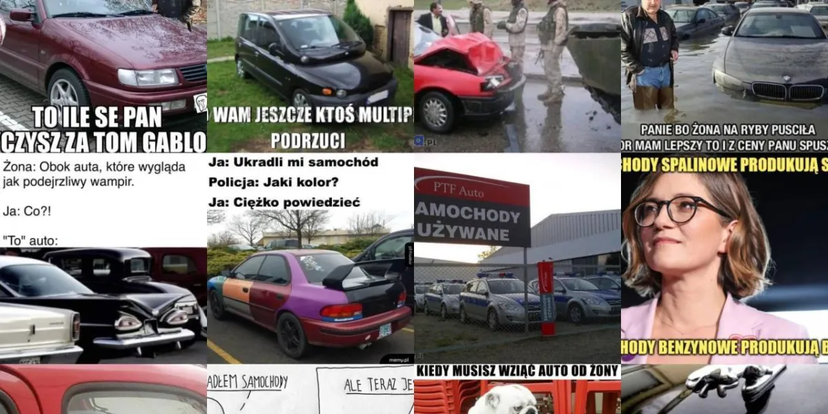 Motoryzacja na wesoło. ZOBACZ najlepsze MEMY o samochodach i śmiej się ...