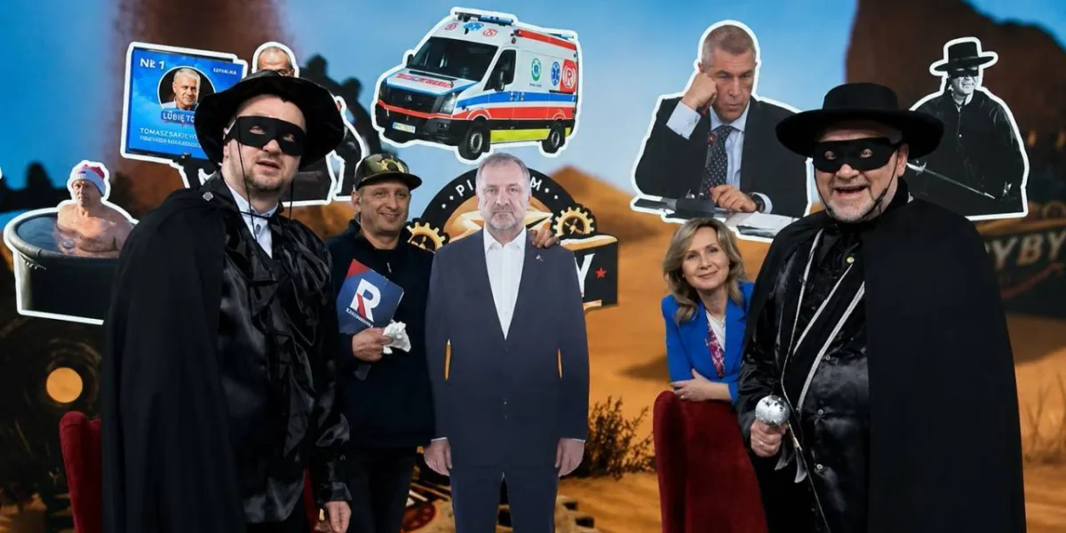 Minister Żurek przyjął zaproszenie do Republiki! Powitał go… Zorro ...